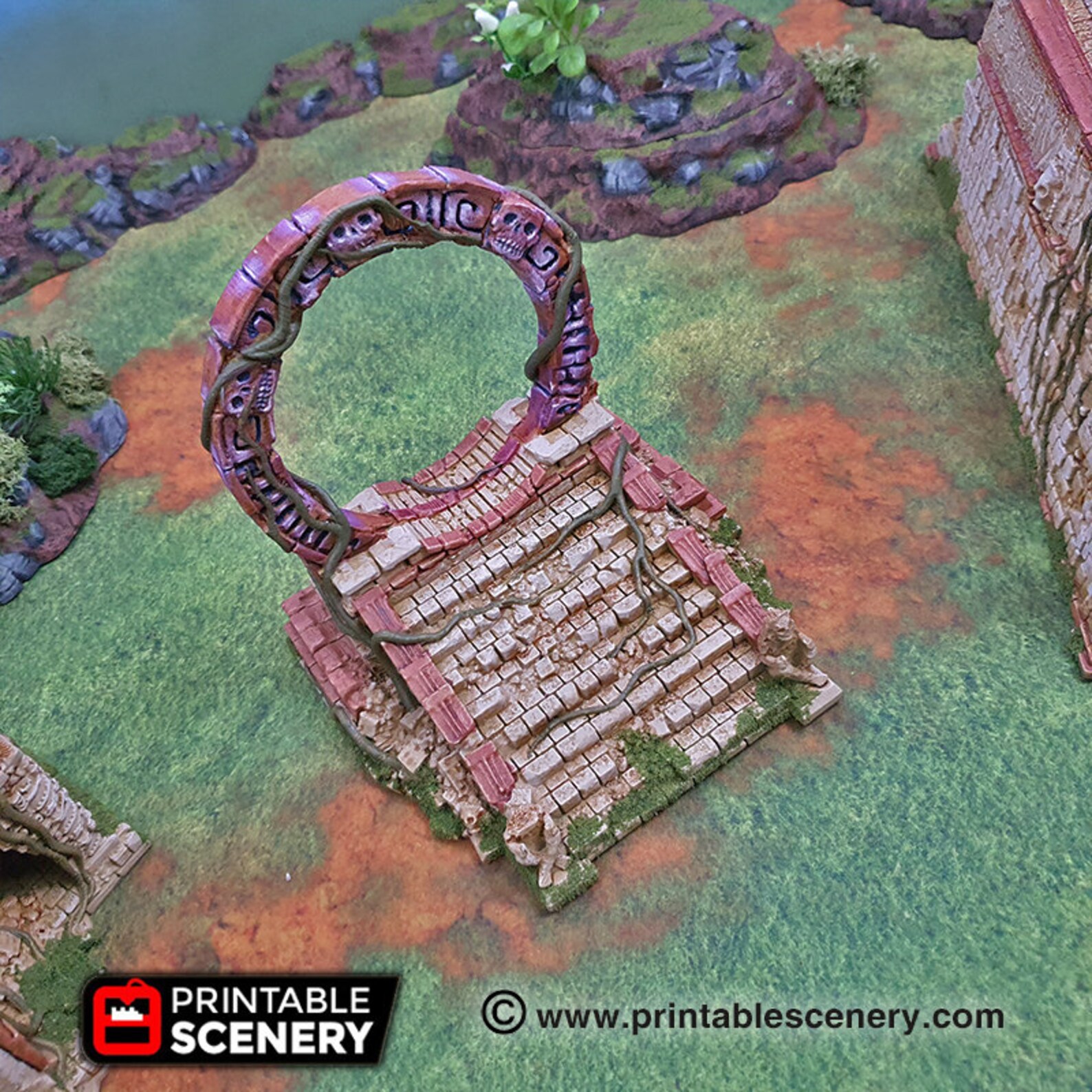 Dnd Cosmic Gate Magic Portal Time Travel New Eden Scatter Terrain RPG D ...