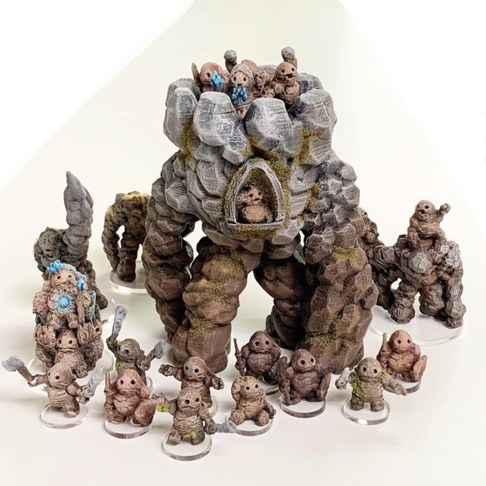 Dnd Armies of the Earthenkind Complete Collection Earth Elemental Rock ...
