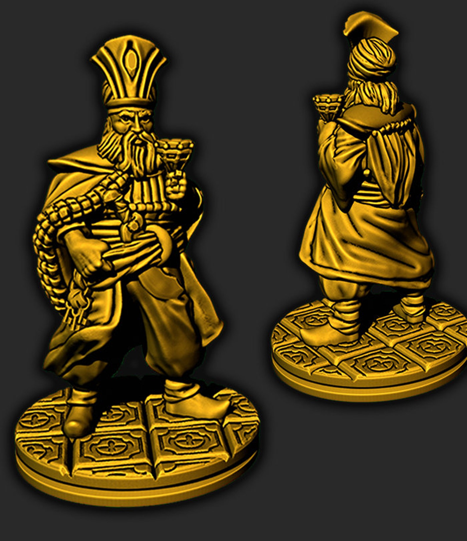 Dnd Sultan Emperor Arabian Persian King Ruler Prince D and D Miniatures ...