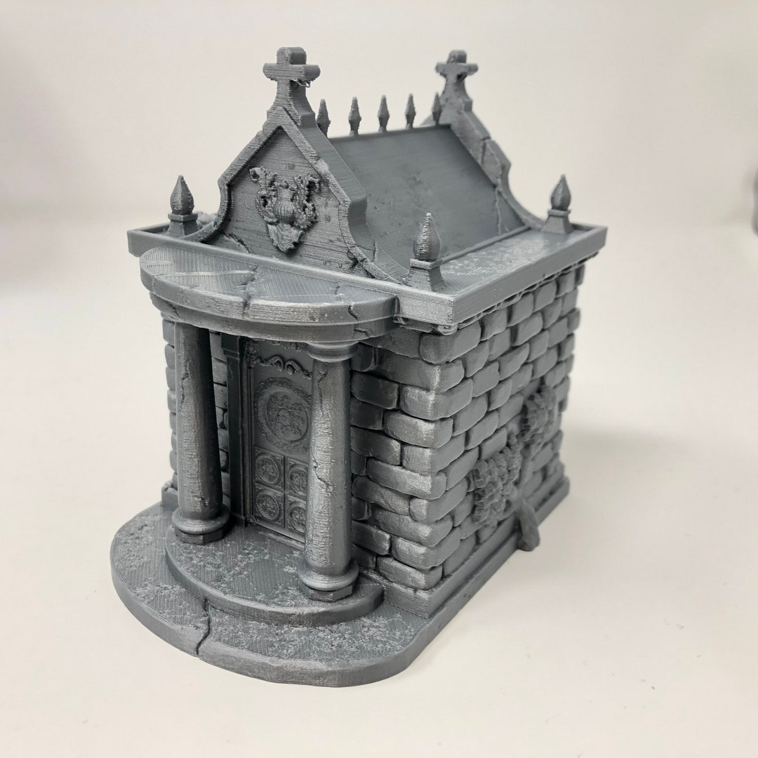 Dnd Mausoleum Graveyard Burial Grounds Crypt Cemetery Tabletop Scatter ...