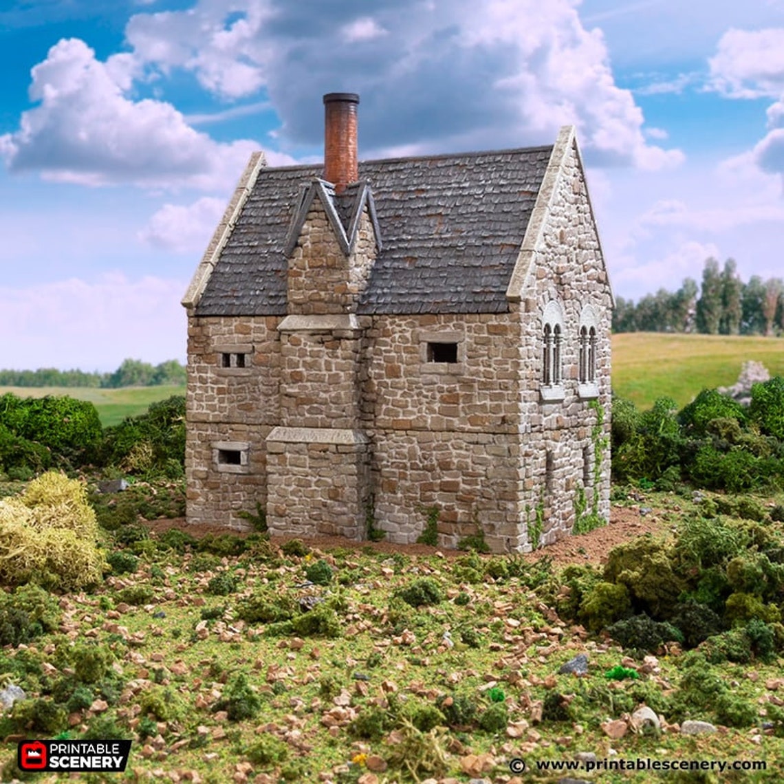 Dnd Norman Stone Manor Cottage Medieval House From King and - Etsy