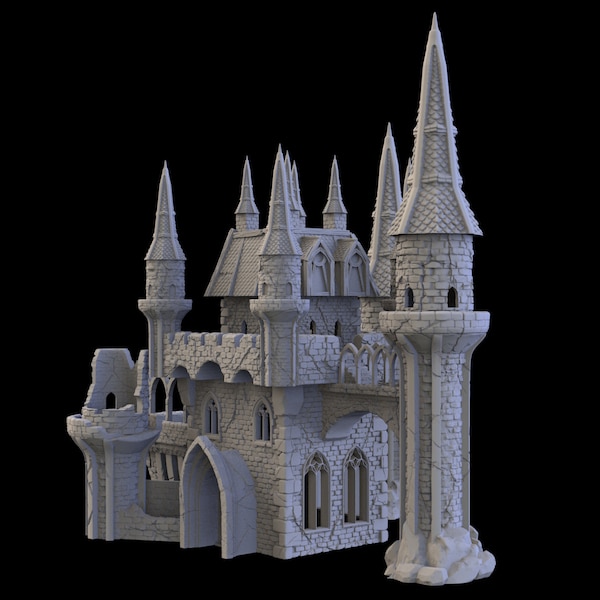 Dnd Castle Miniature - Etsy