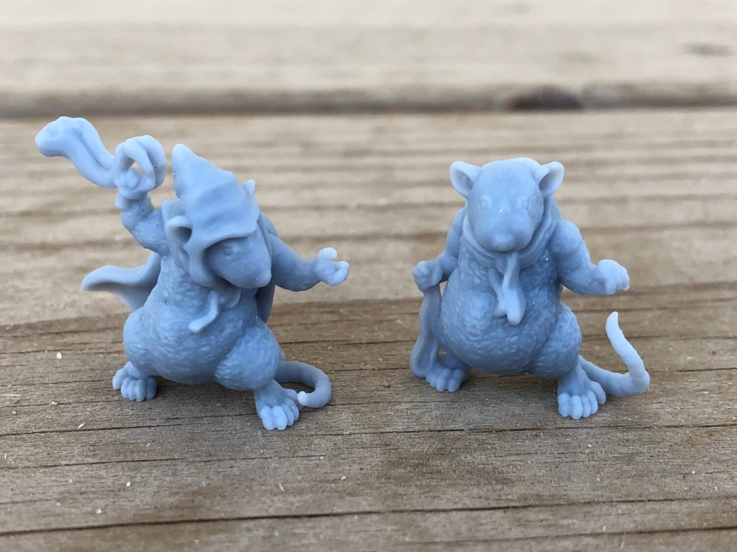Dnd Ratfolk Pelter Set of 2 Wererat Rat Miniatures RPG | Etsy