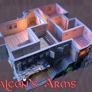 Dnd the Falcon Arm's Tavern Inn Pub Hostel Torbridge Cull Village ...