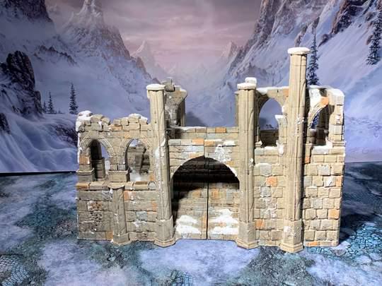 Dnd Bridge Garrison Medieval Town War Ruins Tabletop Scatter Terrain ...