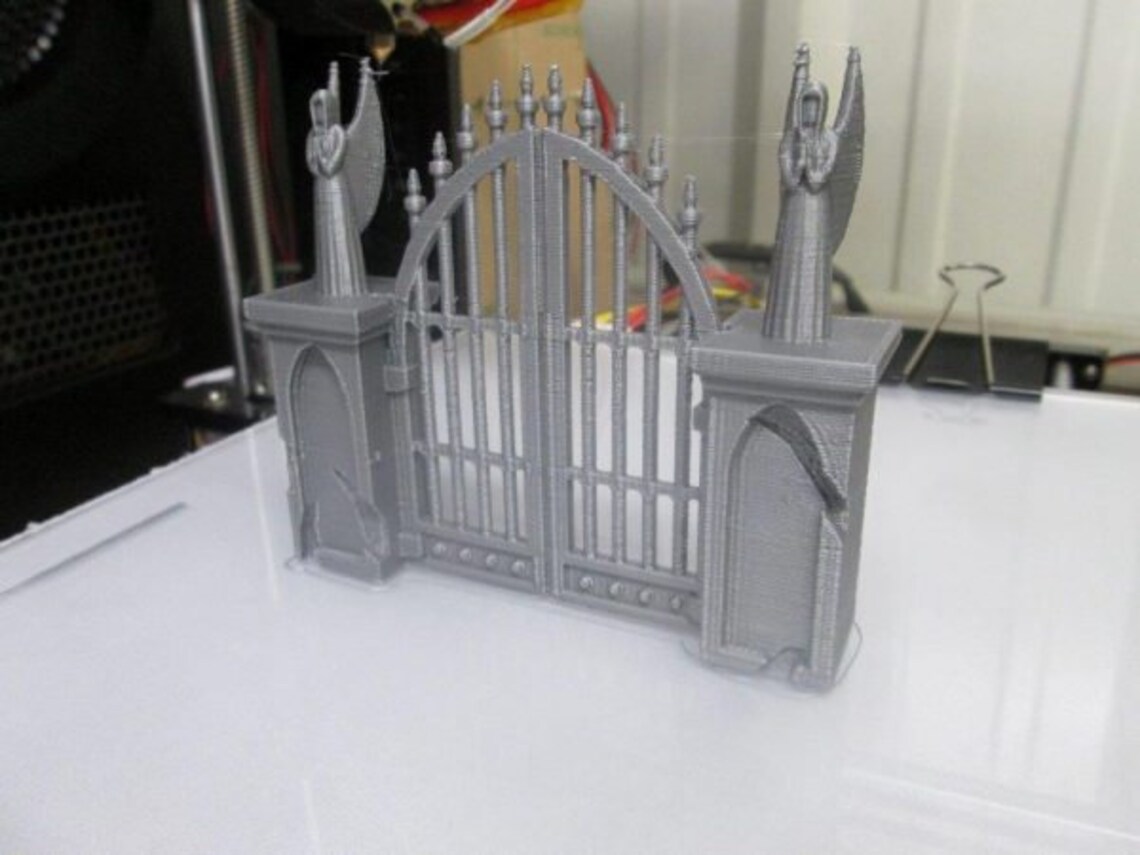 Dnd Cemetery Graveyard Gates Tabletop Scatter Terrain RPG D&D 28mm ...