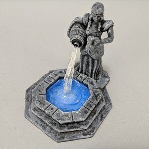 Dnd Fountain of the Alewife Mystical Healing Water Source Village Well ...