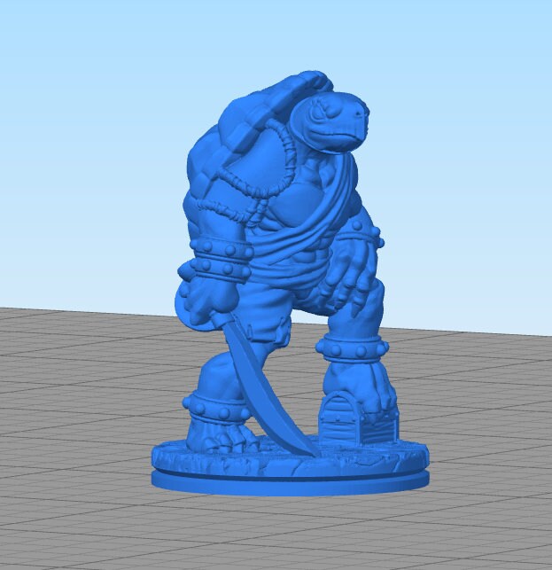 Dnd Tortle Warrior With Sword Turtle Humanoid Race Tortoise People ...