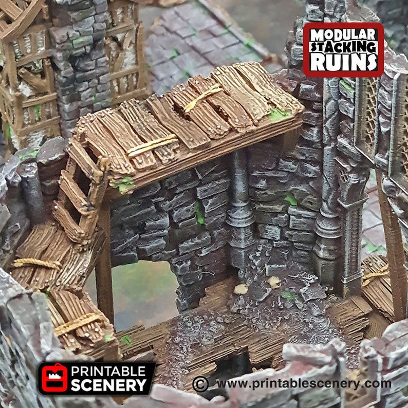 Dnd Tower of Insanity Arcanist Wizard Ruins Shadow Fey | Etsy