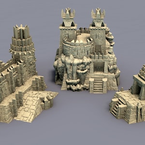 Dnd Underdark Crypt or Temple Dark Elves Dwarves Stalagmite Stone Rock ...