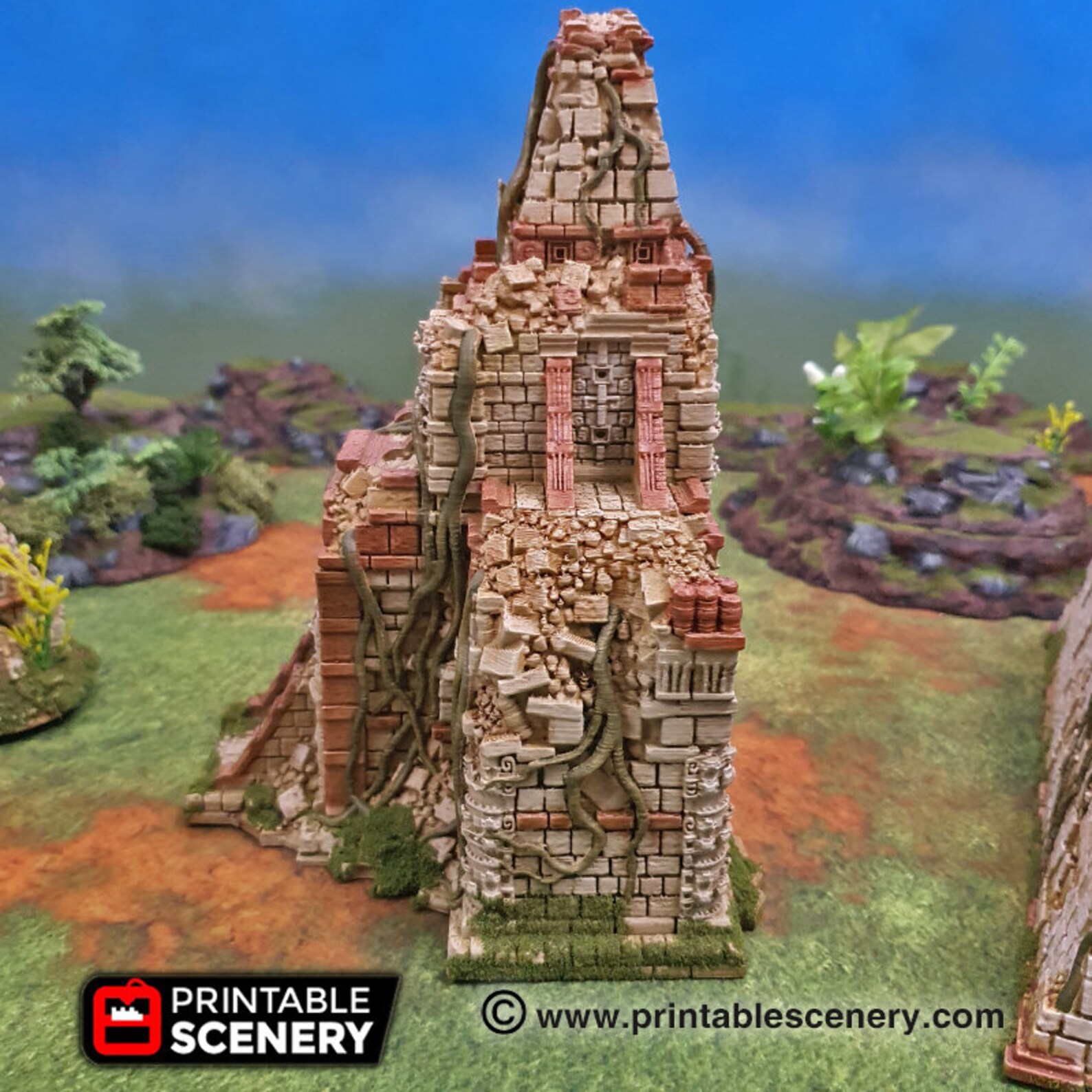 Dnd Temple of Eden Pyramid Aztec Jungle Ruins Stargate - Etsy