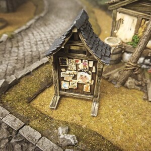 Dnd Noticeboard Sign Kiosk Quest Board Notice Board Town Village ...