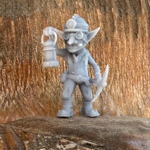 Dnd Goblin Miner Male Goblin Mines 28mm RESIN Miniature | Pathfinder ...