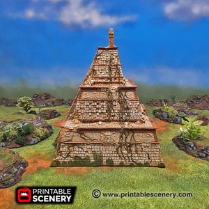 Dnd Ruined Aspect of the Gods Pyramid Aztec Ruins Stargate Tabletop ...