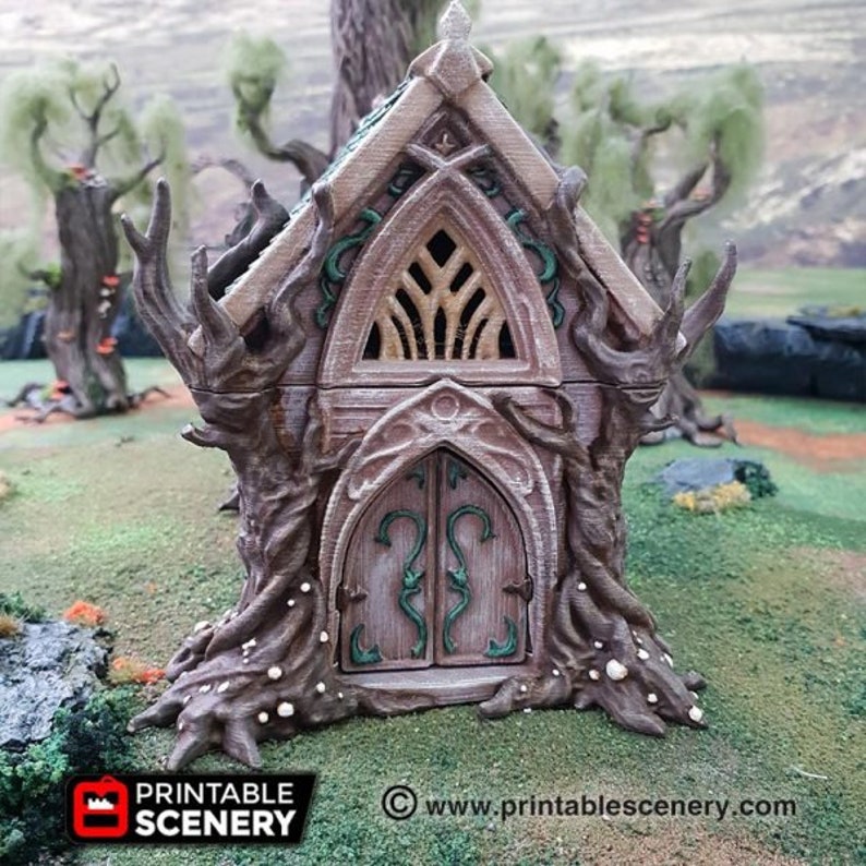 Dnd Elven Living Hall Elf Architecture Building City Tabletop Scatter ...