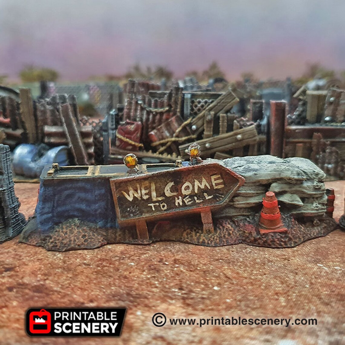 Dnd Junkfort Barricades Scatter Wreck Urban Modern Gaslands Wasteworld ...