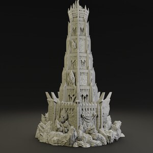 Dnd Dark Tower Necromancer Wizard Hellscape Scatter Village Tabletop ...