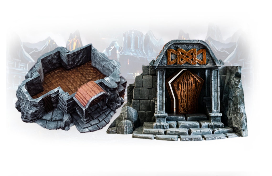 Dnd Dwarven Mine for Mountain Dwarf Mining City Scatter Village ...