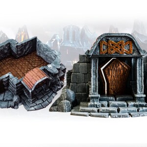 Dnd Dwarven Mine for Mountain Dwarf Mining City Scatter Village ...