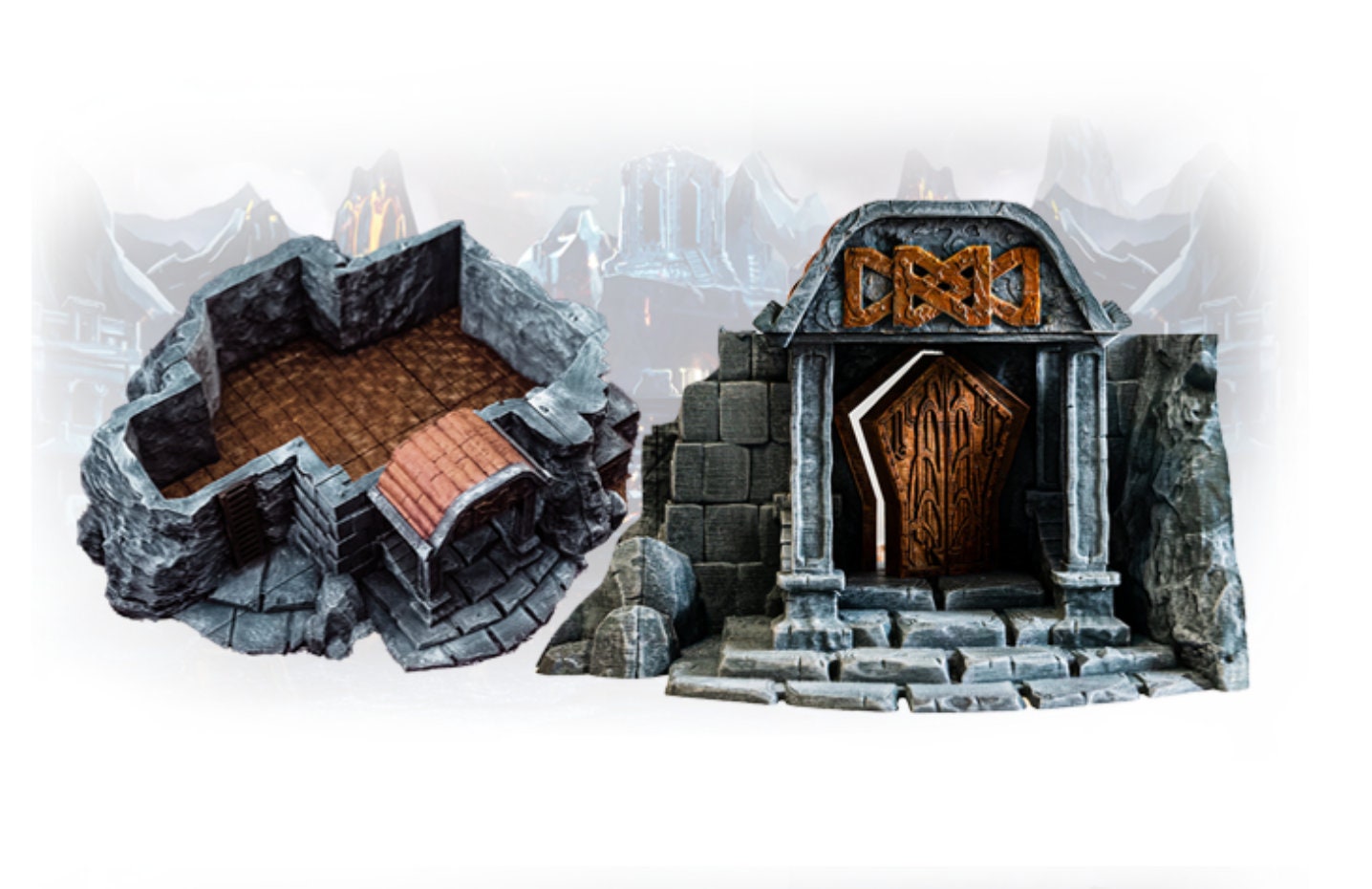 Dnd Dwarven Mine for Mountain Dwarf Mining City Scatter Village ...