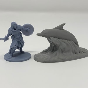 Dnd Dolphin Ocean Creatures Animals Atlantis Tabletop Sea Terrain ...