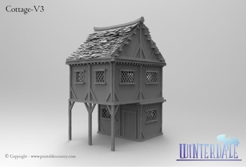 Dnd Townhouse Noble Cottage Medieval Home House Port - Etsy