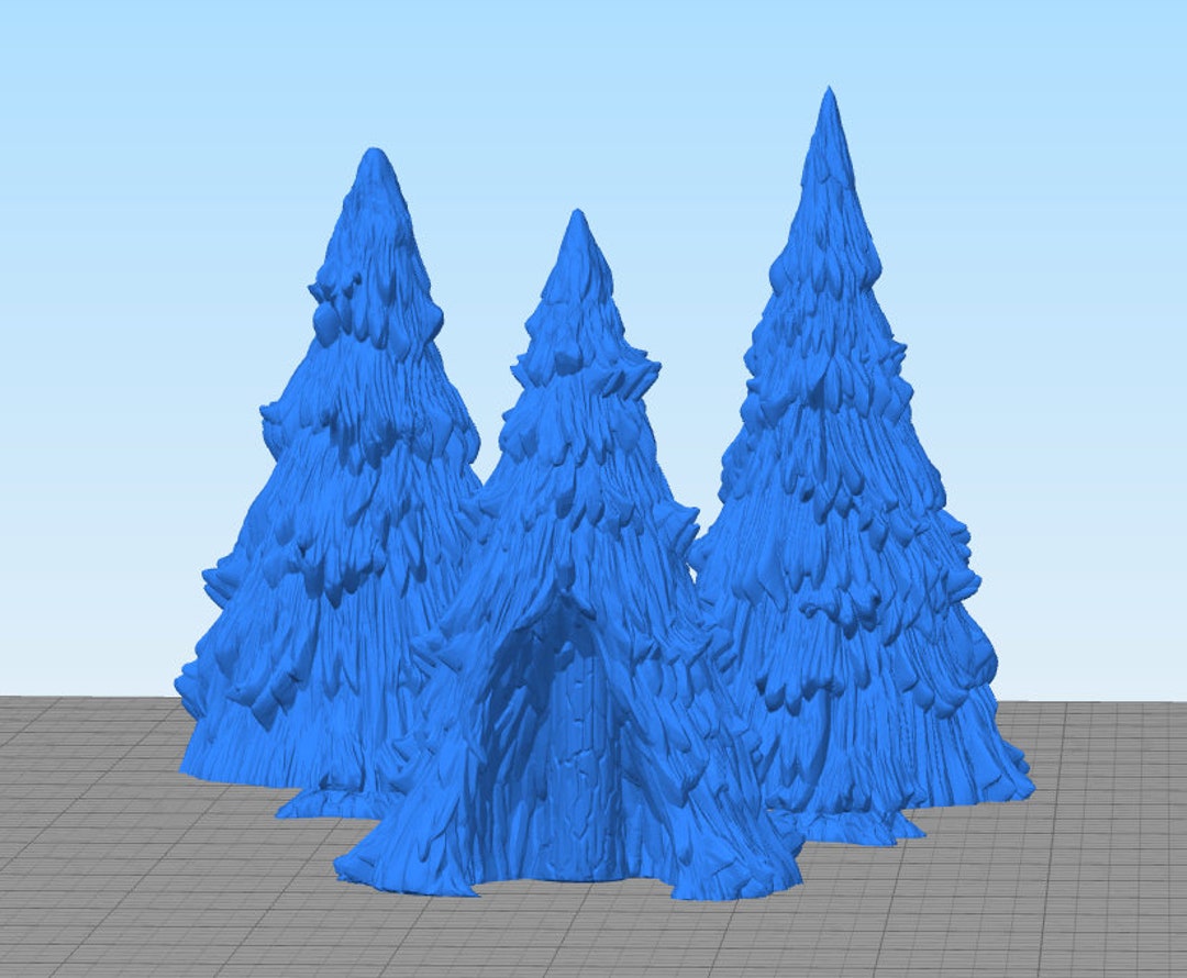 Dnd Forest Pine Evergreen Forest Trees Woodland Tabletop Scatter ...