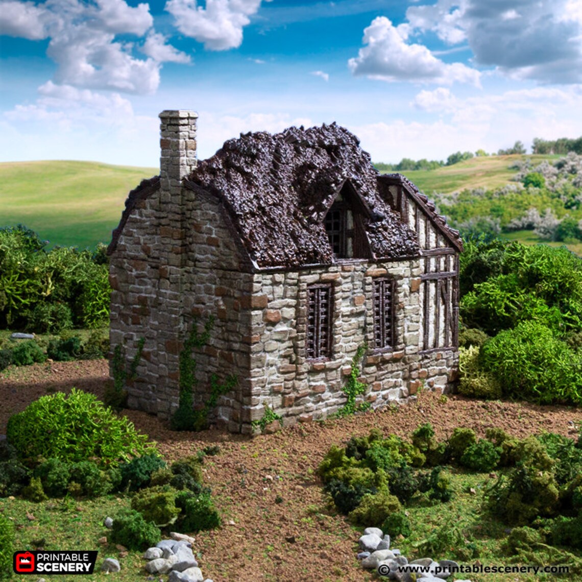 Dnd Barlyway Cottage Medieval House From King and Country - Etsy