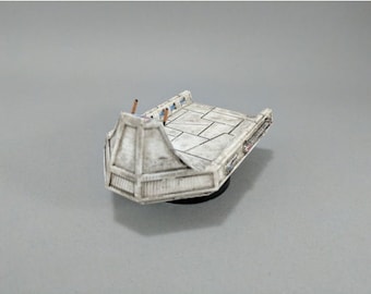 Dnd Sci-fi Grav Barge Star Wars Legion 28mm Tabletop Scatter Terrain ...