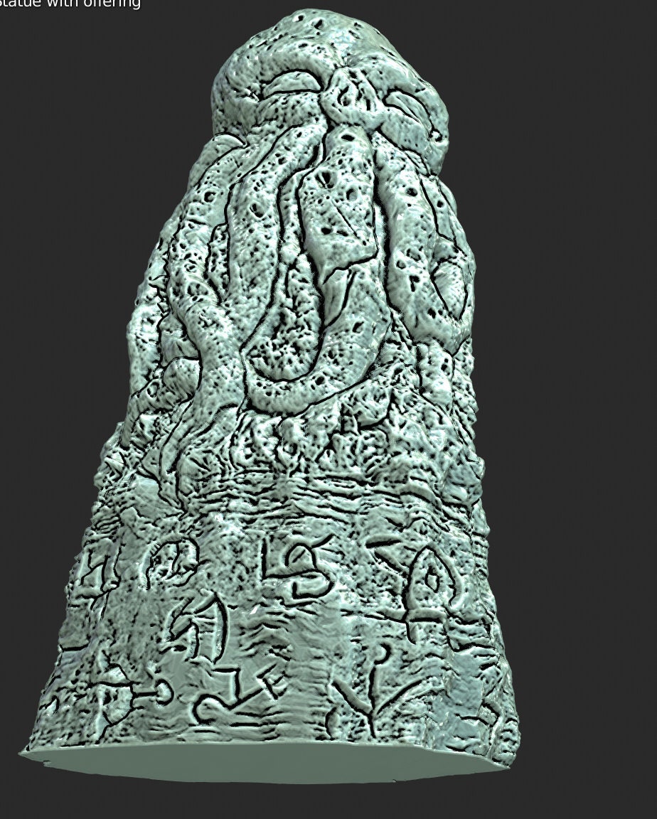 Dnd Atlantis Kraken Idol Ocean Tabletop Terrain Miniature RPG - Etsy