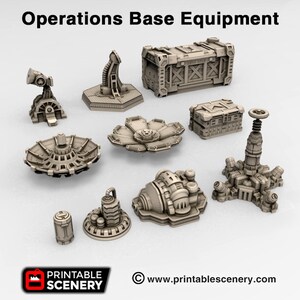 Dnd Sci-fi Rebel Base Operations Equipment Star Wars Legion Sanctuary ...