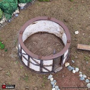 Dnd Small Round House Shack Shed Storehouse Medieval Village Tabletop ...