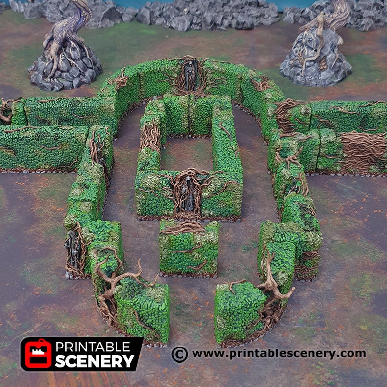 Dnd Hedge Maze for Castle Trap and More Tabletop Scatter - Etsy.de