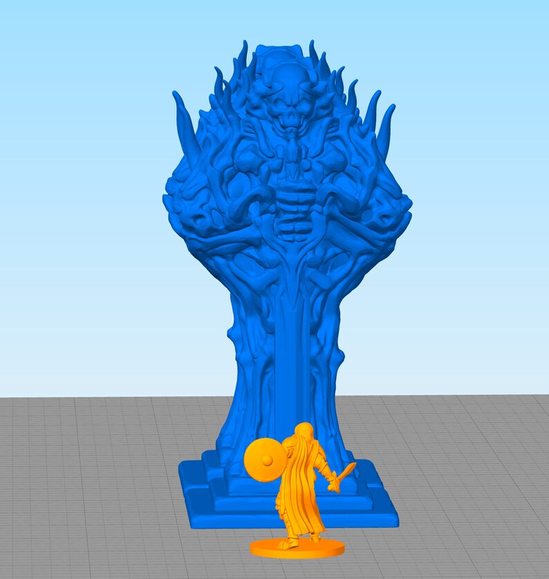 Dnd Ancient Guard Totem Statue Ruins 28mm Scatter Terrain - Etsy