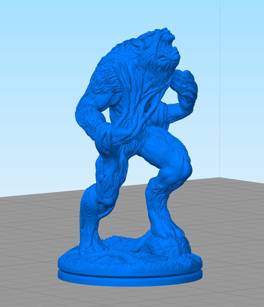 Dnd Werewolf C 28mm Resin Miniature Werewolves Lycanthropy Halloween ...
