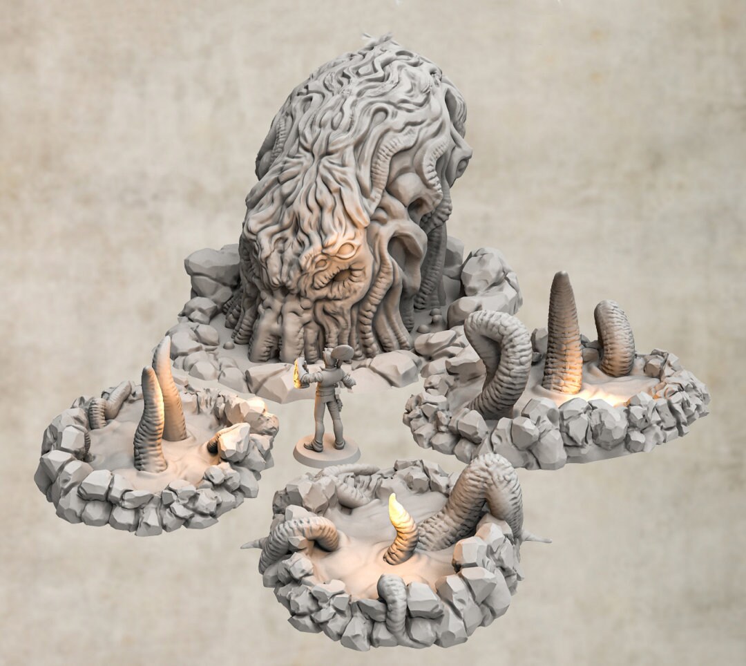 Dnd the Great Old One Creature Scatter Terrain Underdark Swamp Ancient ...