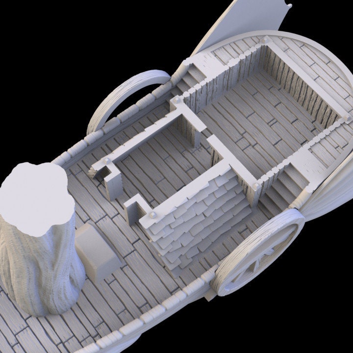 Dnd Falet Glider Balloon Ship Airship Elven Gnome Druid - Etsy