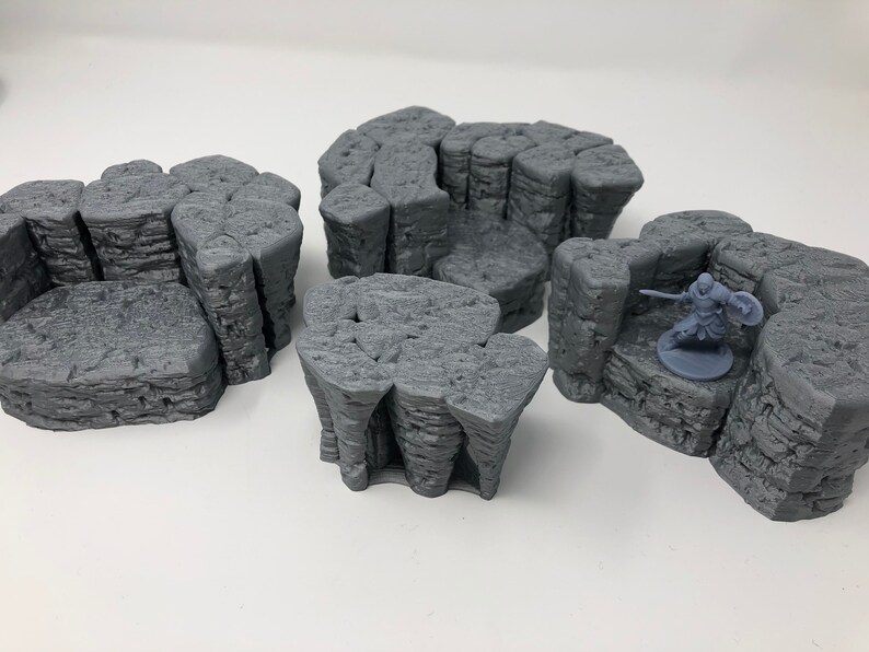 Dnd Stackable Rocks Tabletop Cave Cavern Scatter Terrain RPG | Etsy