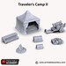 Dnd Camp Tent and Campsite Set for Traveler Gypsy Hunter War Captain ...