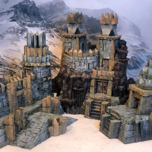 Dnd Underdark Crypt or Temple Dark Elves Dwarves Stalagmite Stone Rock ...