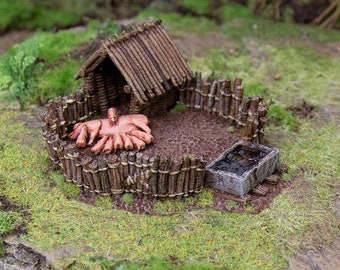 Dnd Small Shanty Shack From King and Country Medieval Slums Village ...