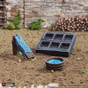 Dnd Blacksmith and Smithy Shop Medieval Village Market Trade Tabletop ...