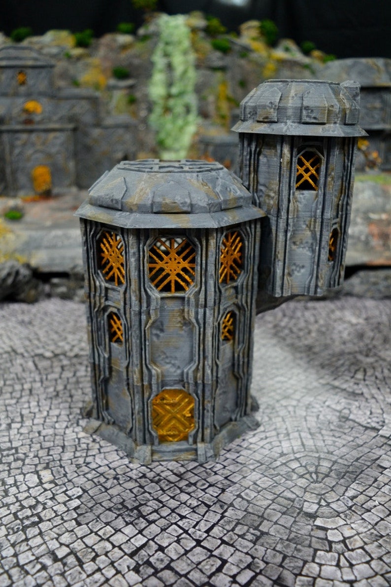 Dnd Dwarven House With Tower Dwarf Design City Buildings - Etsy