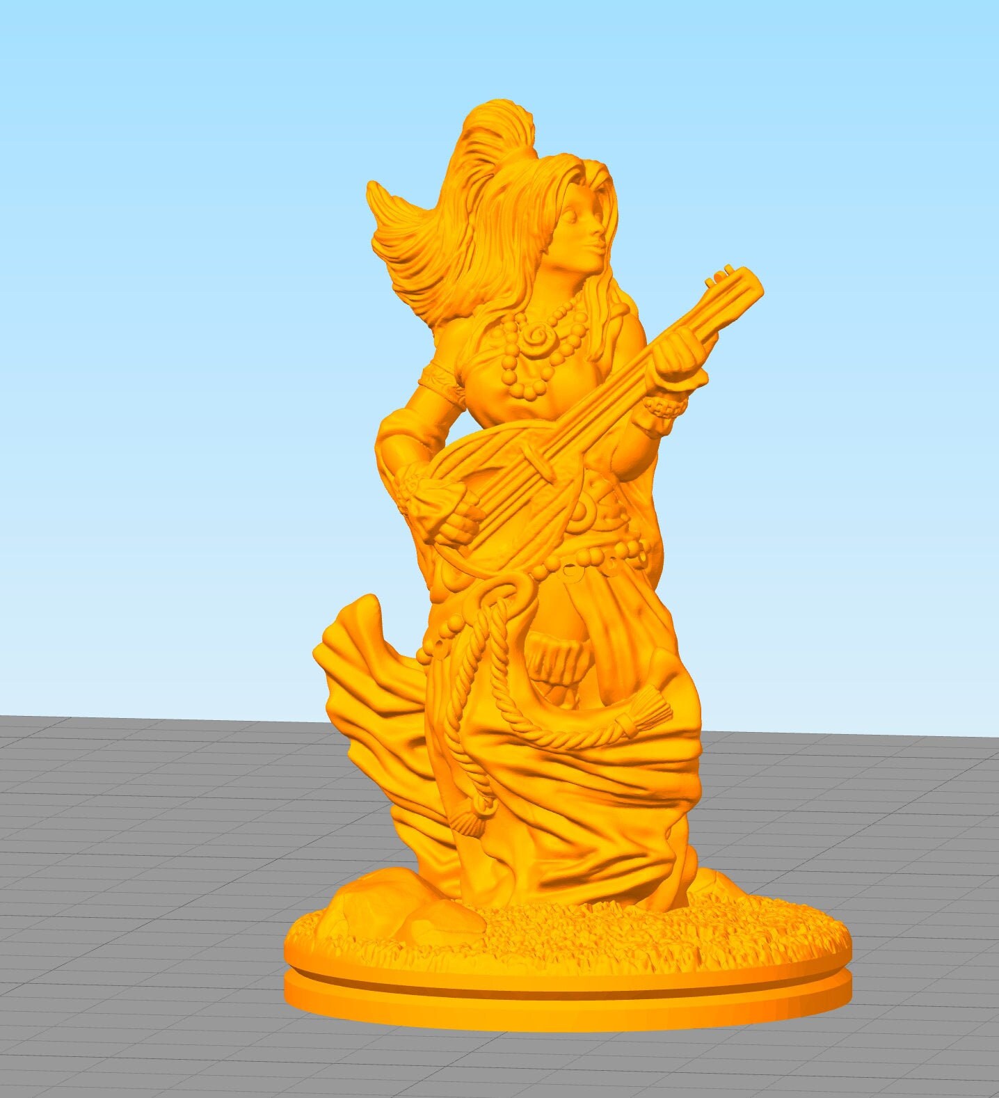 Dnd Female Singer Entertainer Gypsy 28mm Resin Miniature - Etsy UK