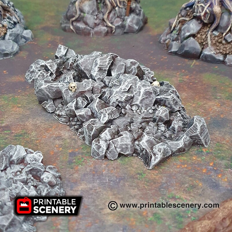 Dnd Jagged Rocks Natural Obstacles for Worldbuilding Shadow Fey ...