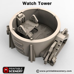 Dnd Sci-fi Watchtower Watch Tower Future Alien Spaceship Star Wars ...