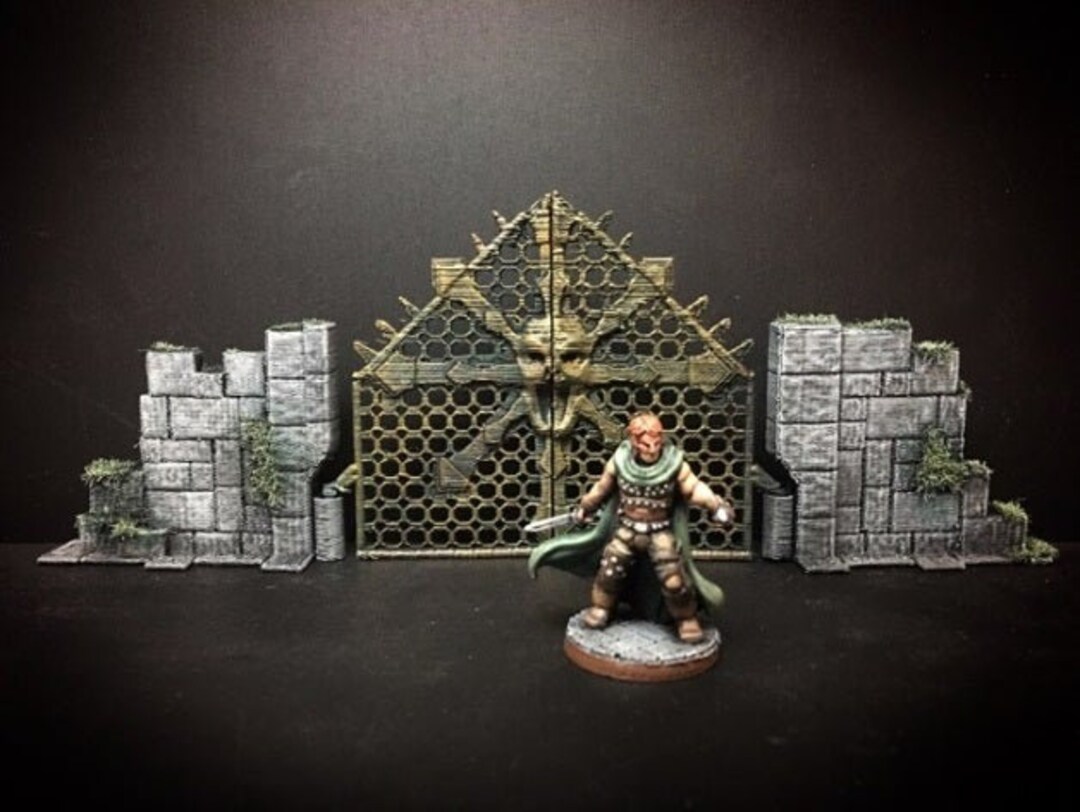 Dnd Chaos Skull Gate for Dungeon Evil Underground Underdark Tabletop ...