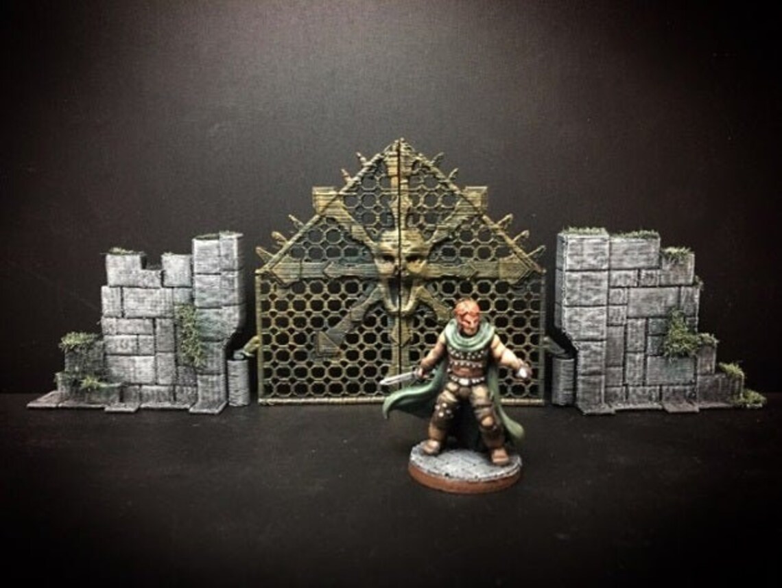 Dnd Chaos Skull Gate for Dungeon Evil Underground Underdark - Etsy