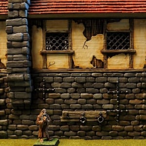 Dnd Medieval Abott's House Cottage Wightwood Abbey Tabletop Village ...