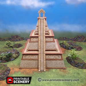 Dnd Aspect of the Gods Pyramid Aztec Ruins Stargate Tabletop Scatter ...